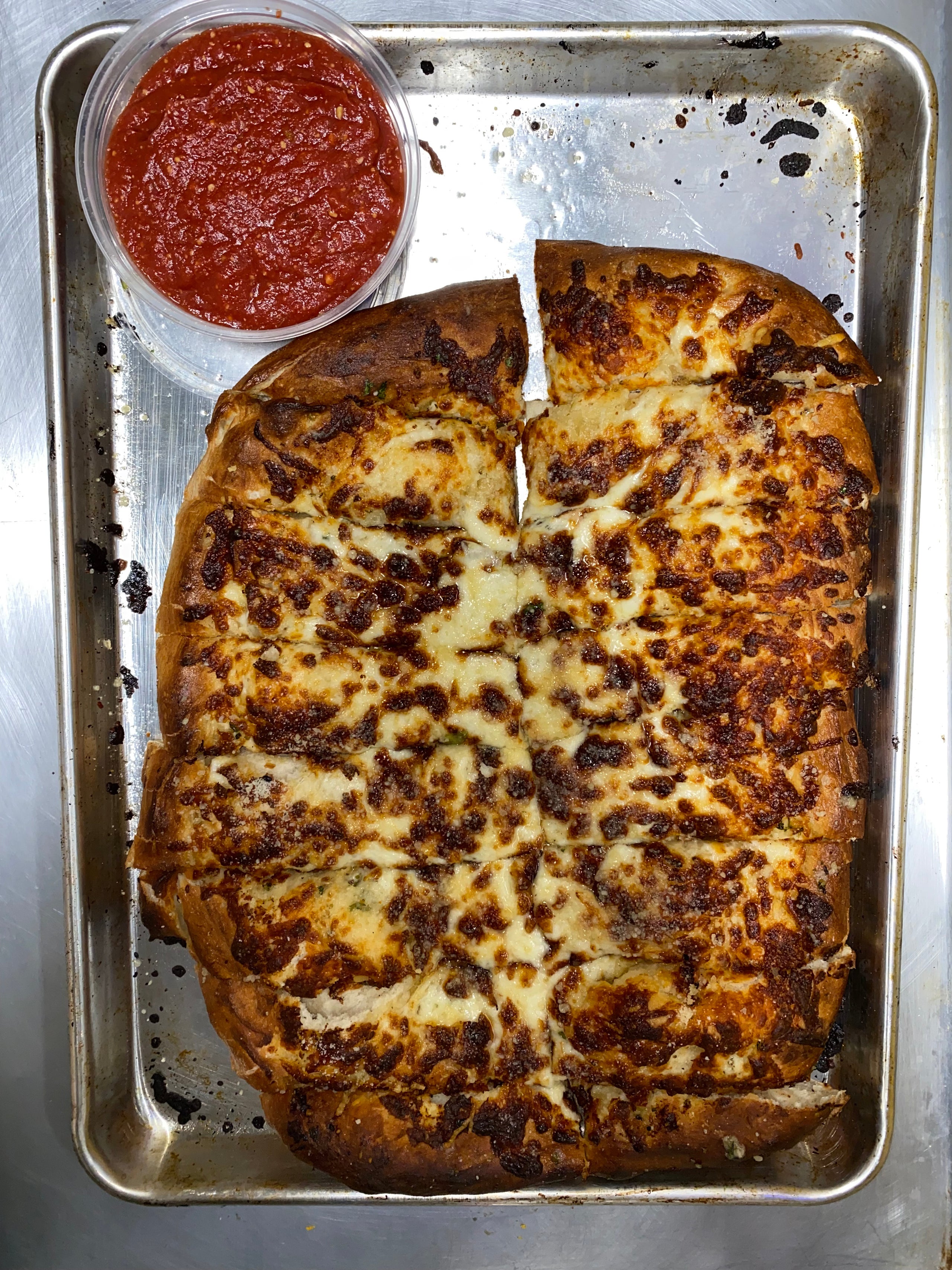 Half Sheet Cheesy Bread | Side Biscuit