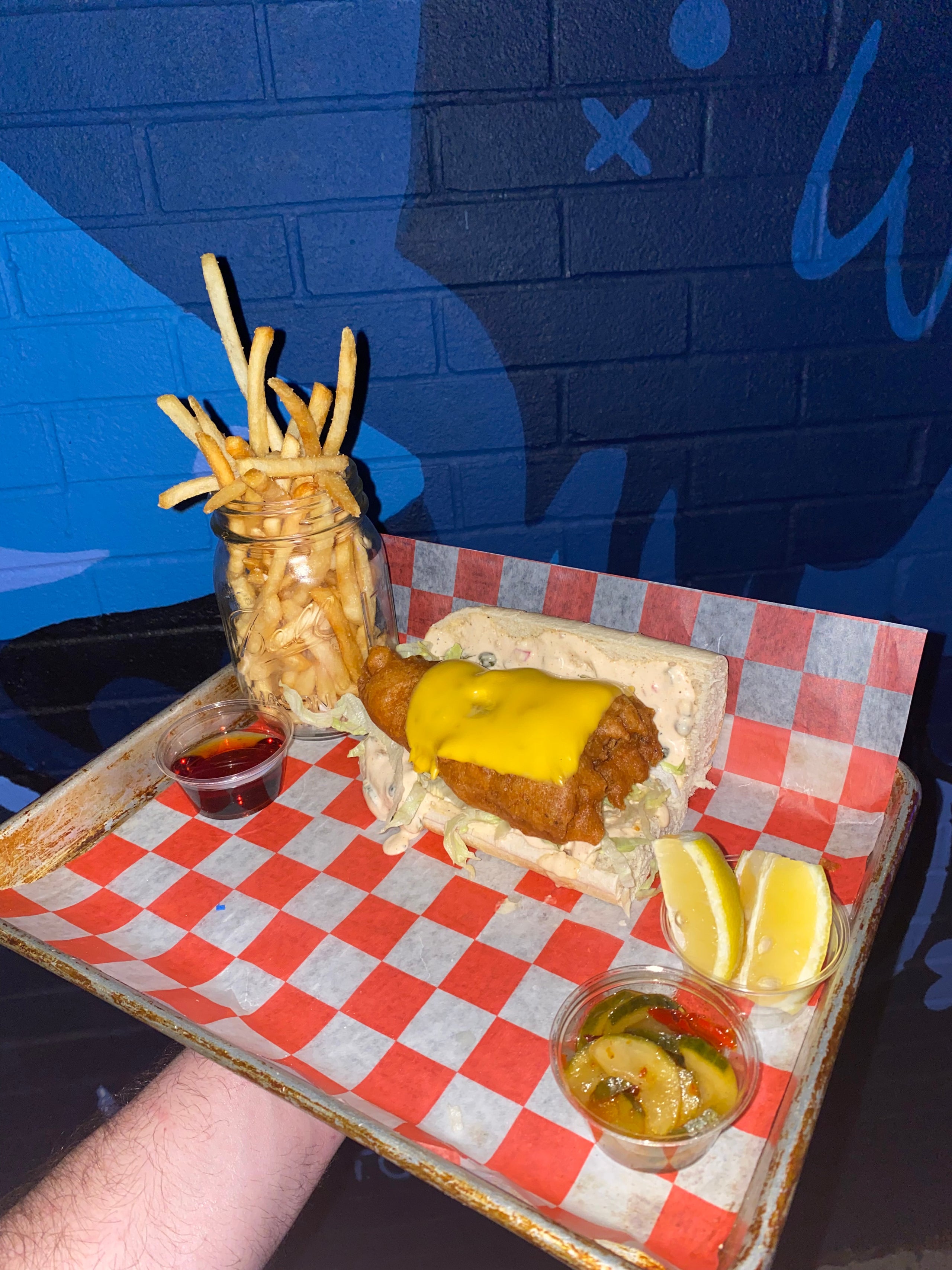 Fish Sando & Fries | Side Biscuit